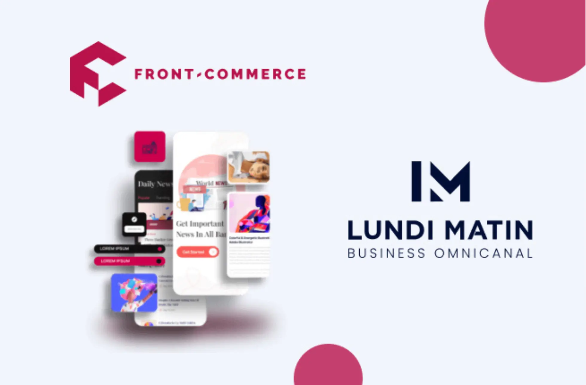 LUNDI MATIN acquiert Front-Commerce